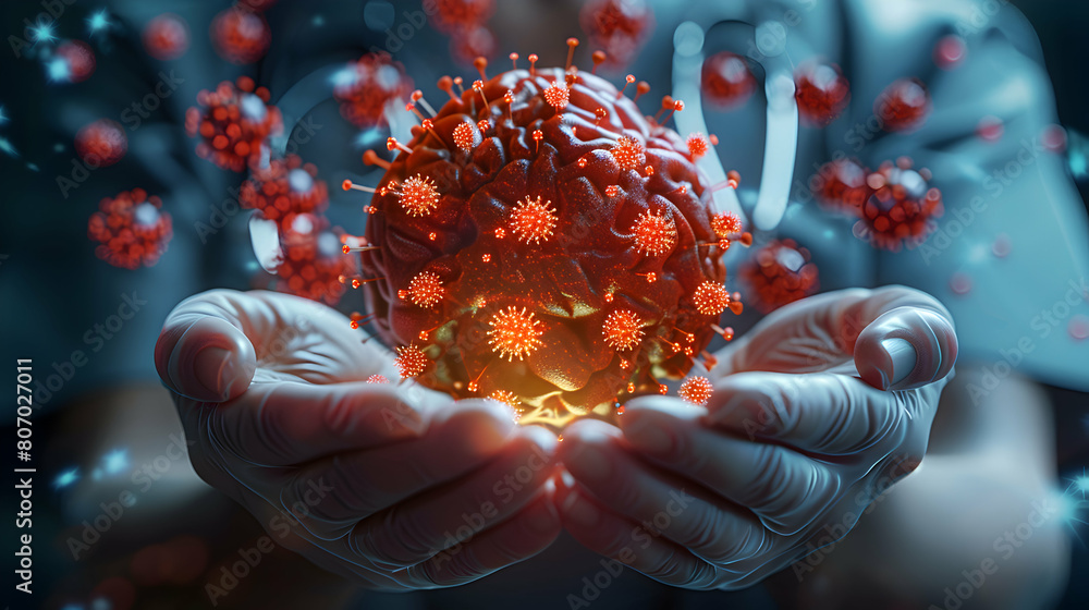 Medical Illustration Showing Detailed Signs and Symptoms of Hepatitis ...