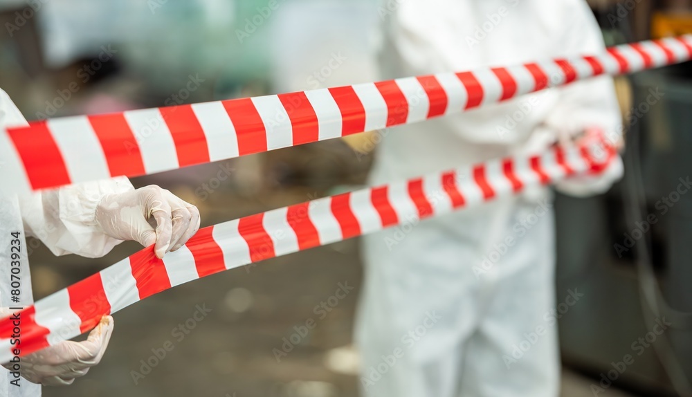 Man inspector scientist investigate chemical gas leak spill with safety ...