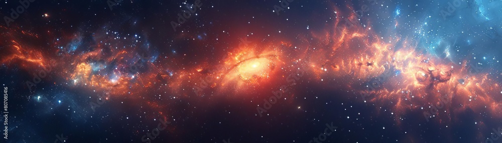 Deep space background with a quantum foam texture, illustrating ...
