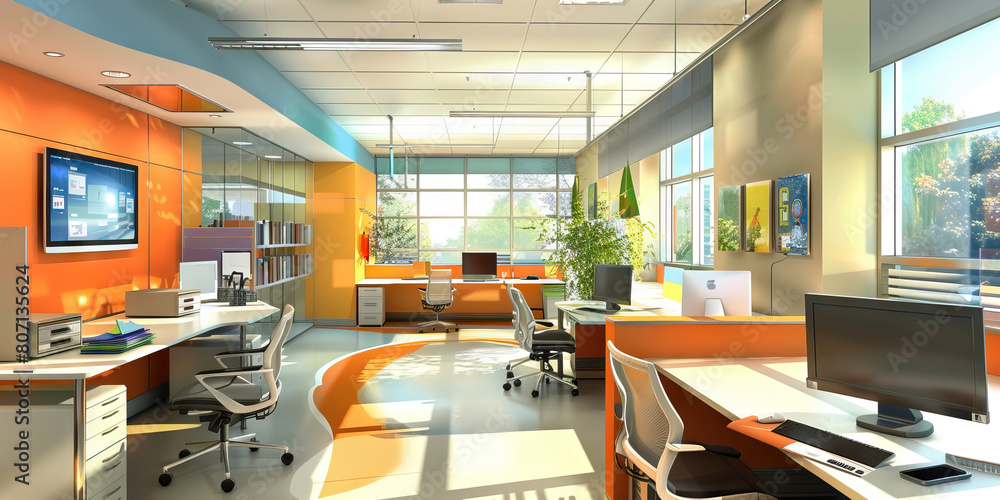 Marketing and Promotions Area Floor: Featuring a space where marketing ...