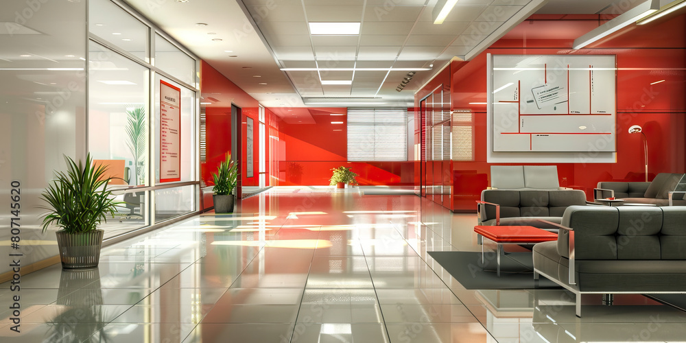 Marketing Campaign Planning Area Floor: Showing a designated area for ...