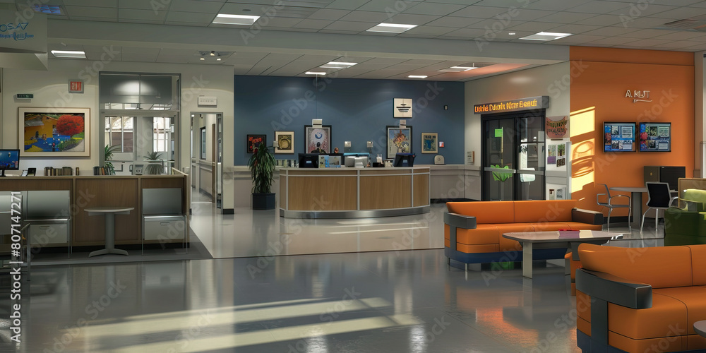Community Outreach and Engagement Area Floor: Featuring a designated ...