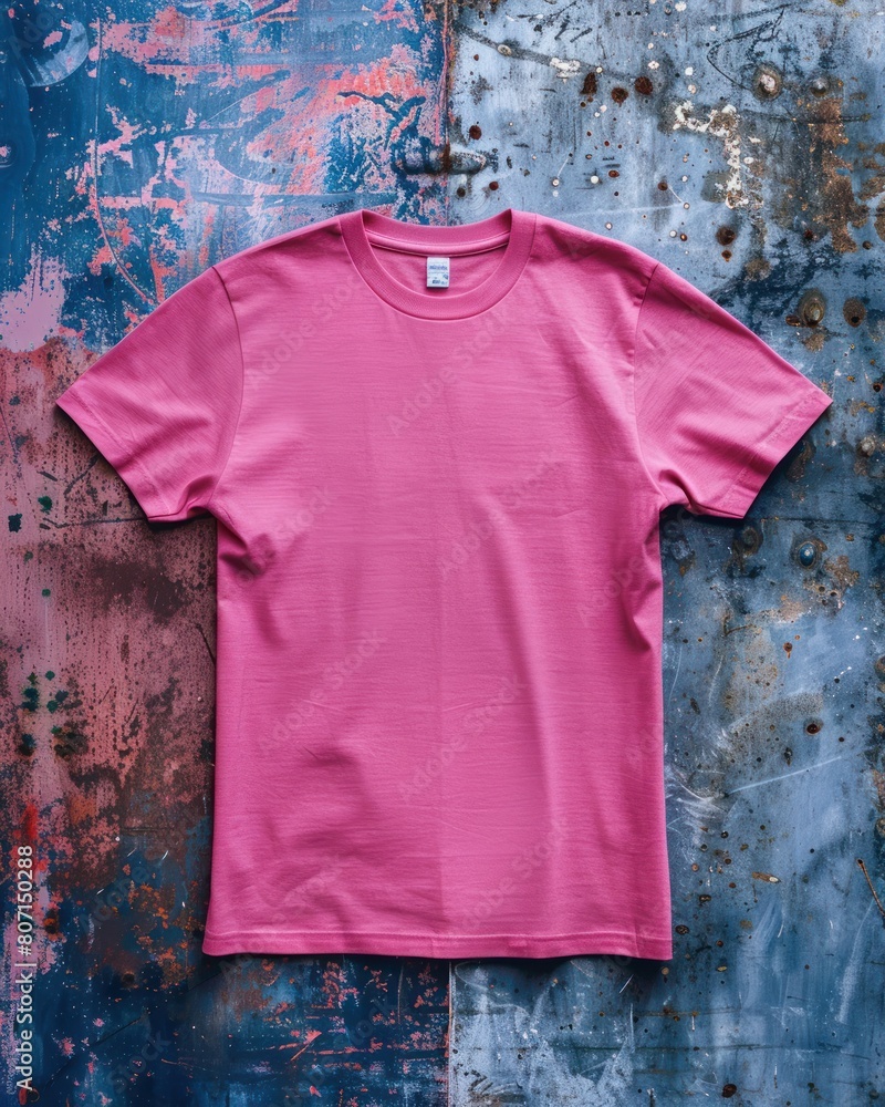 T- shirt mockup on colorful background, Mock up for design and print ...