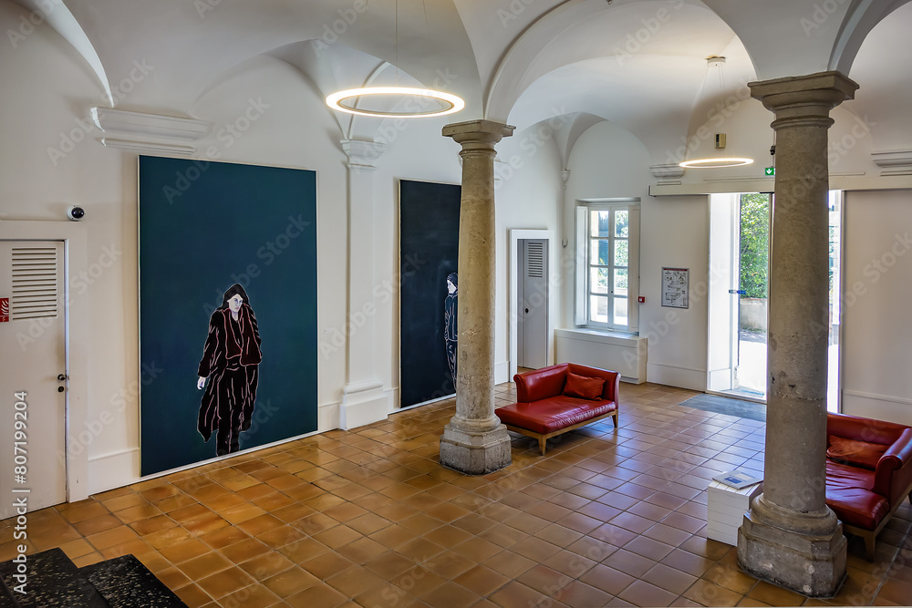 Interior of Matisse Museum (Musee Matisse), world-renowned French ...