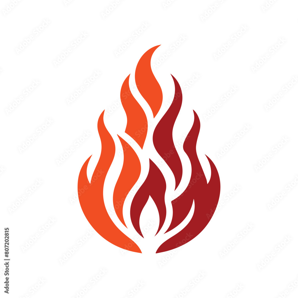 flame fire logo template, flame fire logo element, flame fire logo ...