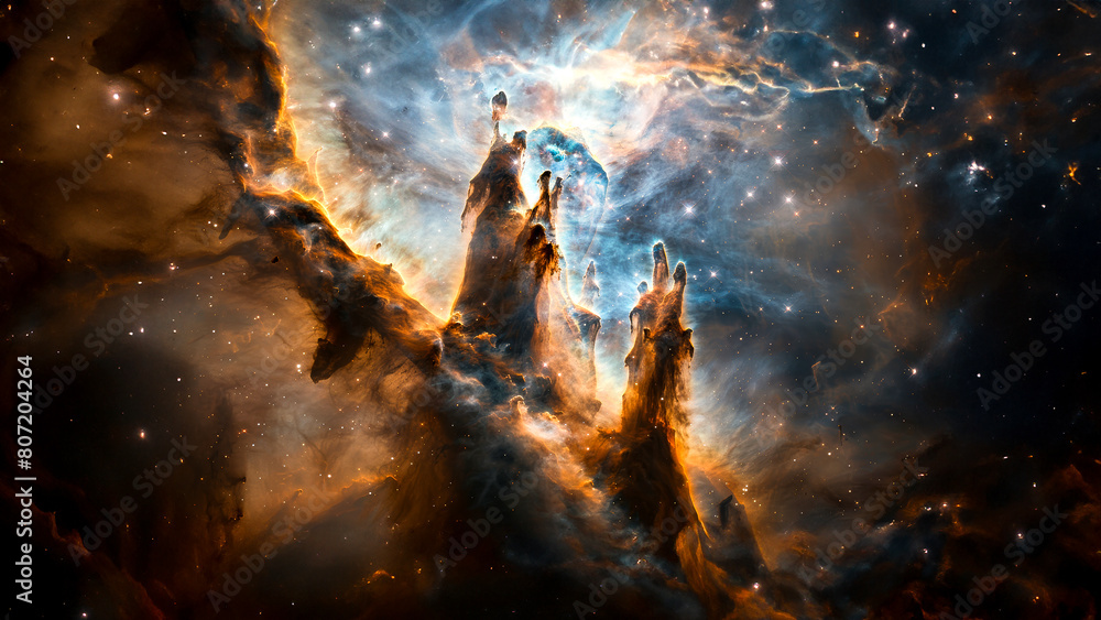 Witnessing the birth pangs of stars and the delicate dance of gas and ...