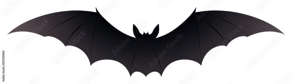 PNG Bat black logo white background. Stock Illustration | Adobe Stock