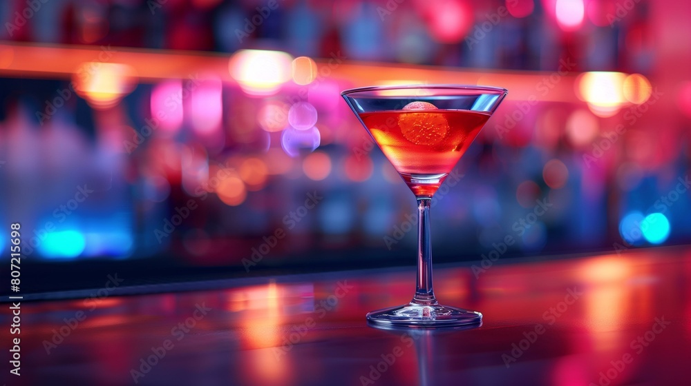Nightclub cocktail, elegant, sophisticated, and stylish, this image ...