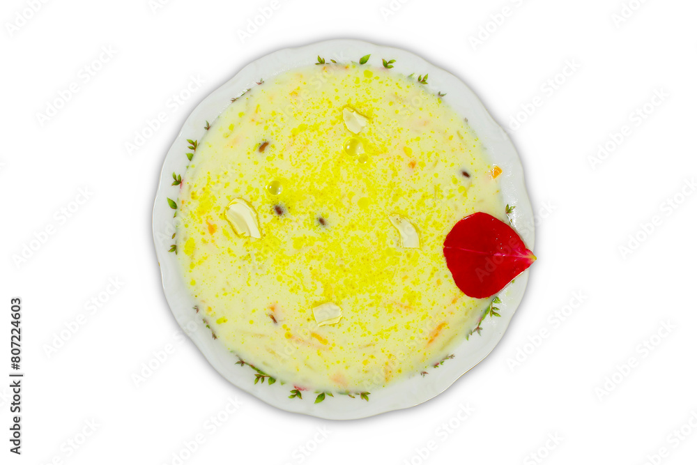 indian gujarati traditional sweet kheer also known in india as sabudana ...