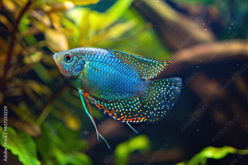 Blue Gourami - A Beautiful and Bright Spotted Fish for Your Aquarium ...