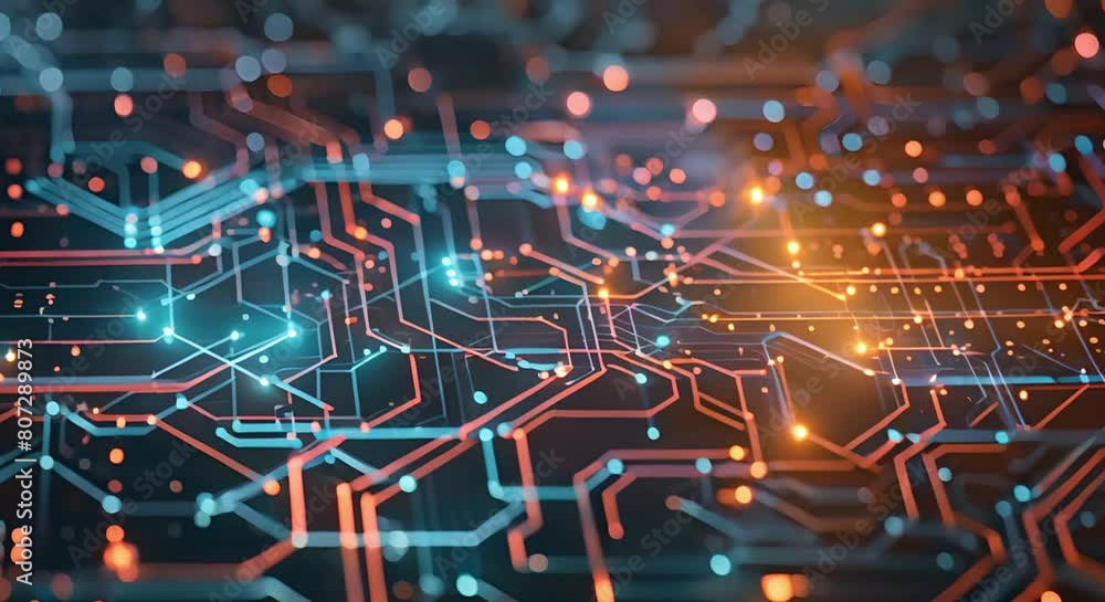 Dynamic Educational Overlays Enhanced with Tech-Inspired Graphic ...