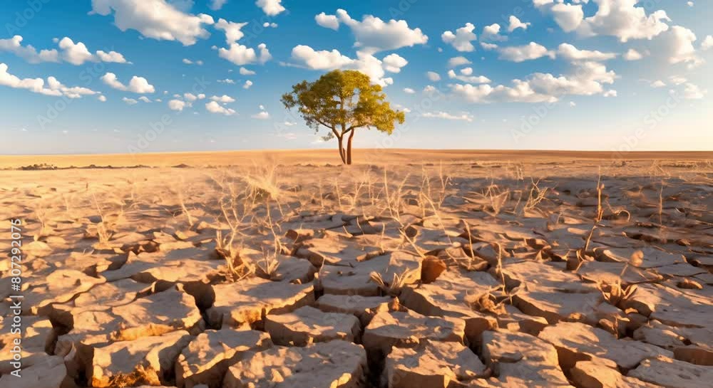 Earth is becoming increasingly dry due to climate change . Concept ...