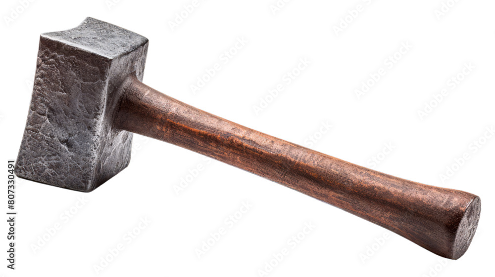 Blacksmith Hammer isolated on transparent png background. Generative ai ...