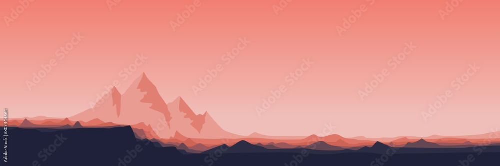 mountain relief landscape vector illustration design for wallpaper ...