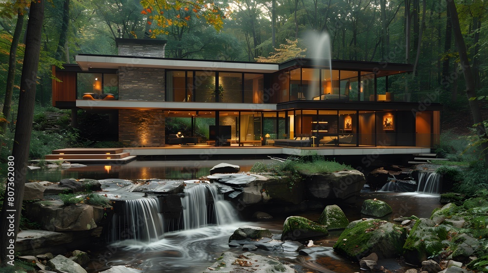 Fotografia do Stock: HD wallpaper showcasing an innovative house built ...