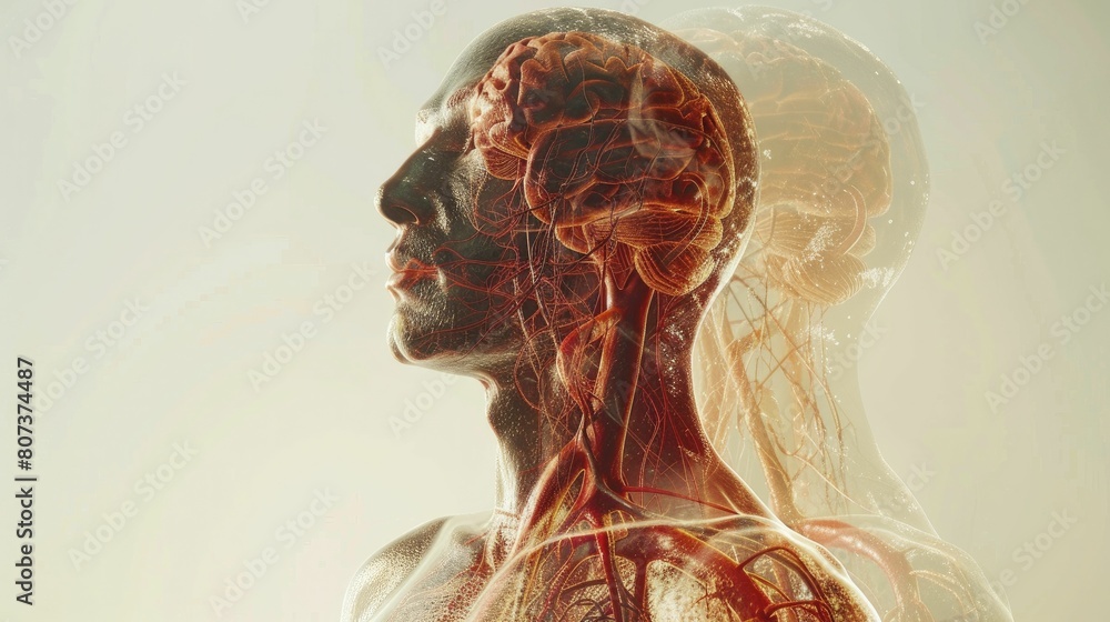 Explore a stunningly intricate portrayal of the human cardiovascular ...