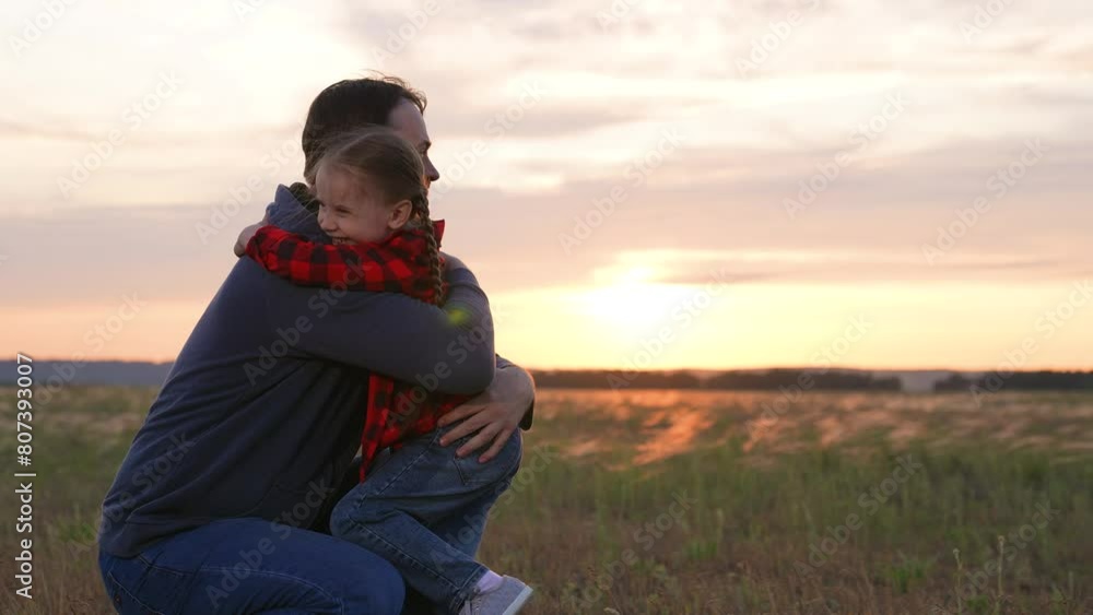 Daughter father special handshake greeting clapping hands gesture ...