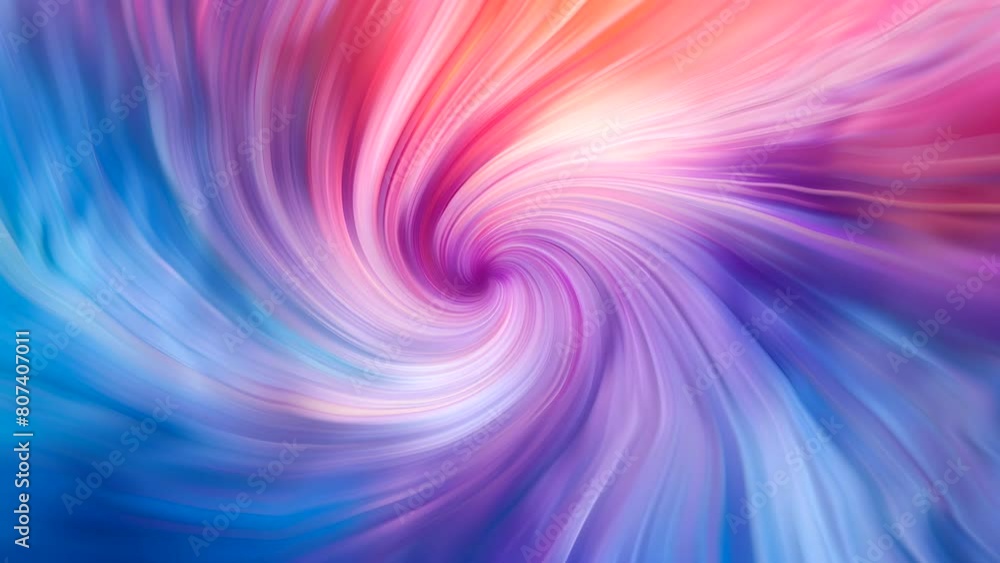 Cartoon Intro with Concentric colorful Circular circle/ 4k animation of ...