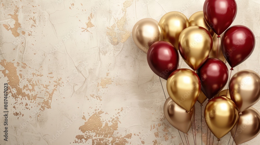Balloon Theme Invitation Card Design Stock Illustration | Adobe Stock