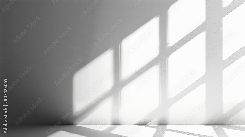 realistic window shadow overlay on transparent background for interior ...