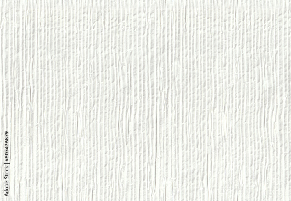 Poster Seamless white crumpled and chewed up lines layers of paper ...