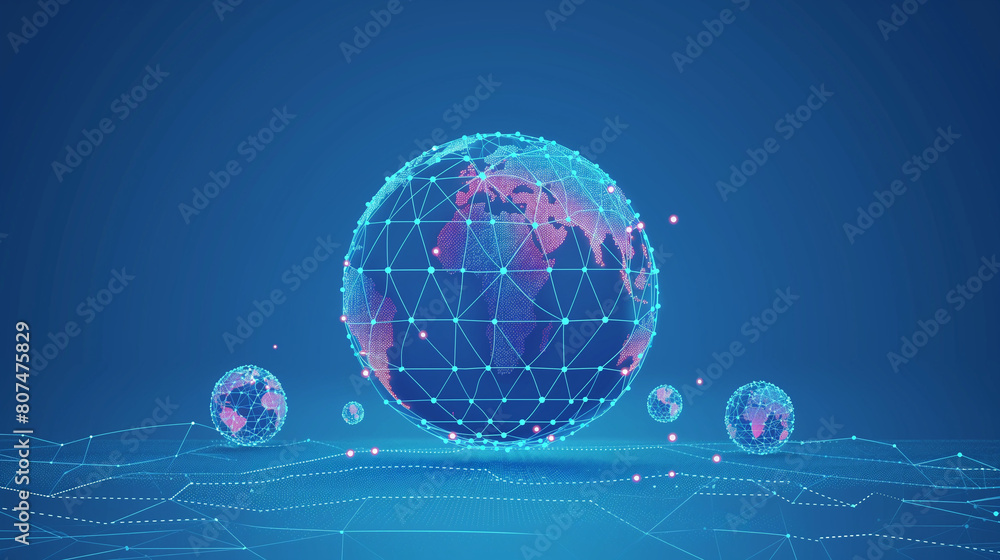 World telecommunication and information society day. Mobile or internet ...