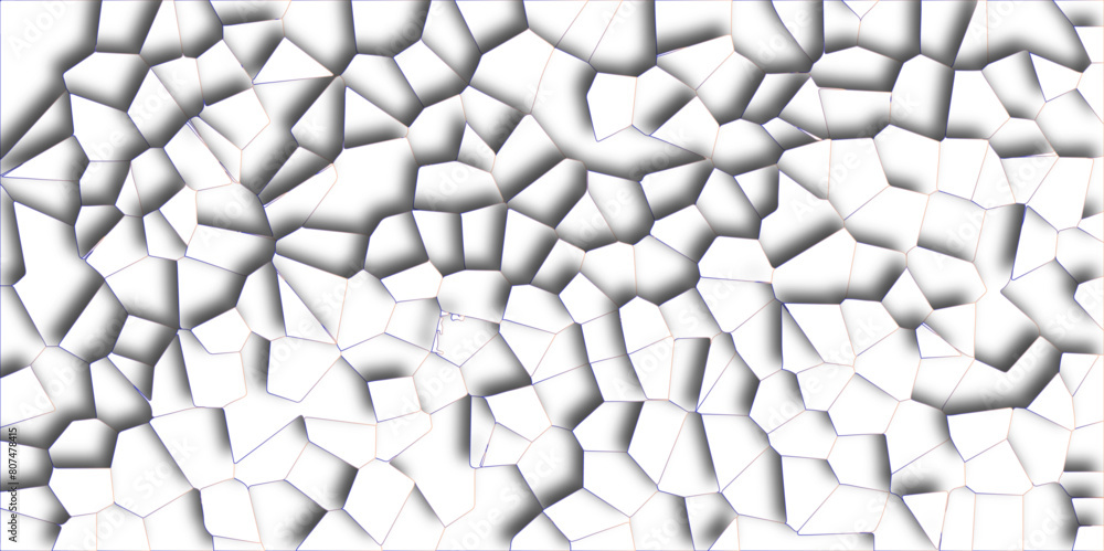 Abstract white shadow background with triangles. Broken glass of ...