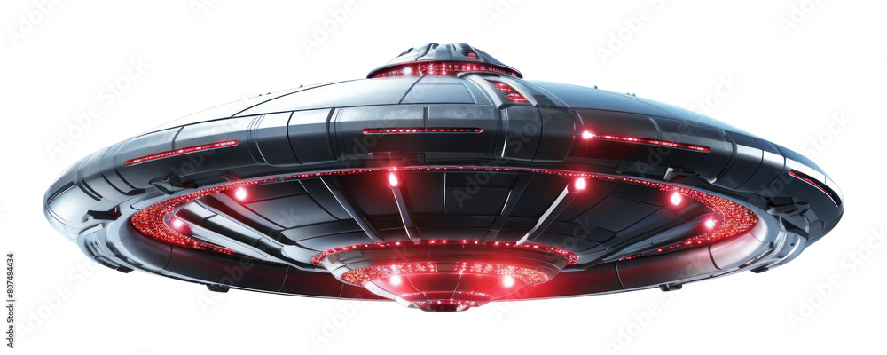 PNG UFO ship white background transportation illuminated. Stock ...