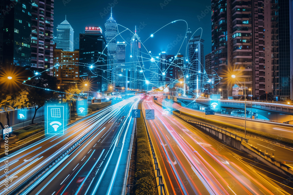 Design a smart city infrastructure that integrates AI technology to ...