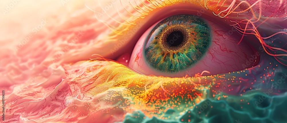 Xray image demonstrating the detailed structure of pterygium eye ...