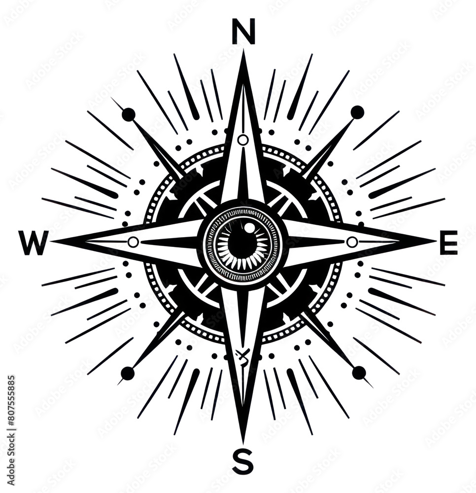 PNG Surreal aesthetic Compass logo compass architecture building. Stock ...