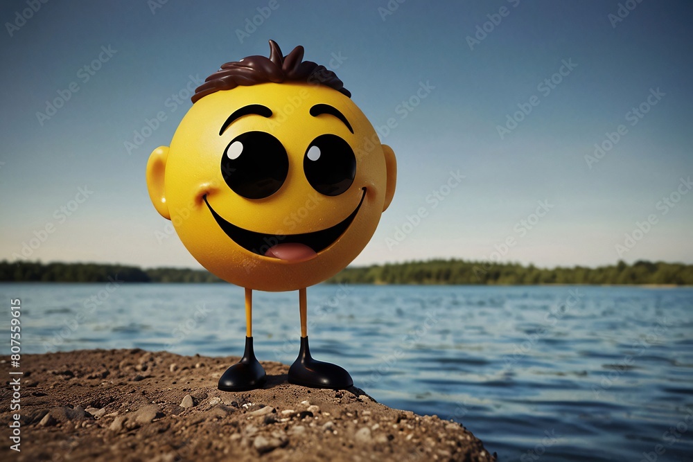 Happy emoticon expression background, Yellow smiley faces happiness joy ...