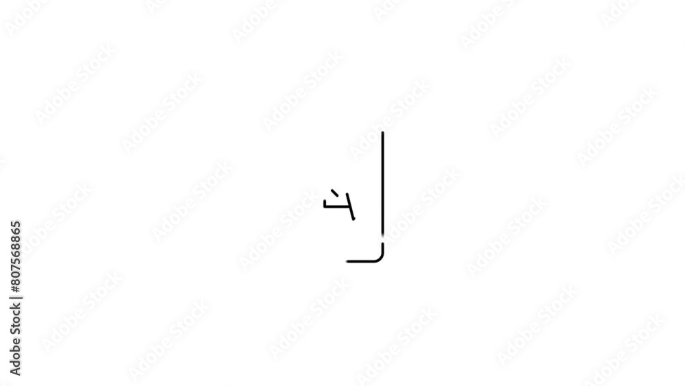 Check mark and mouse curser icon on a smartphone animation with white ...