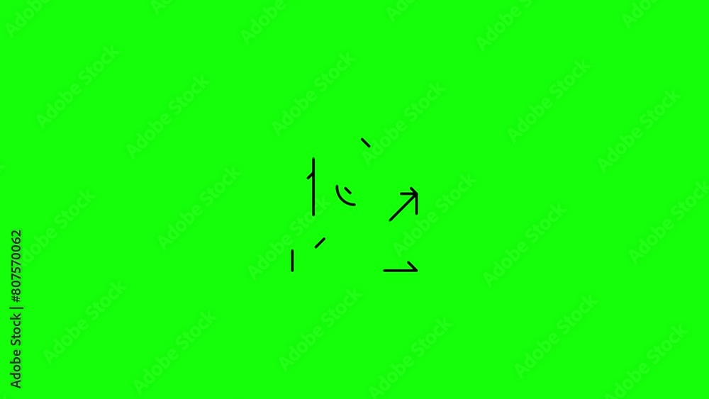 Animated approval letter linear icon with check mark symbol 4k ...