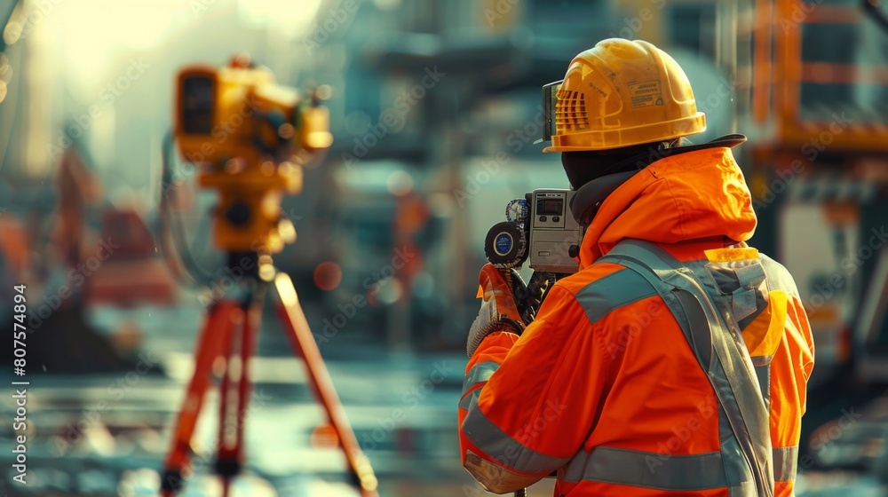 Engineer Conducting a Safety Check, Illustrate an engineer conducting ...