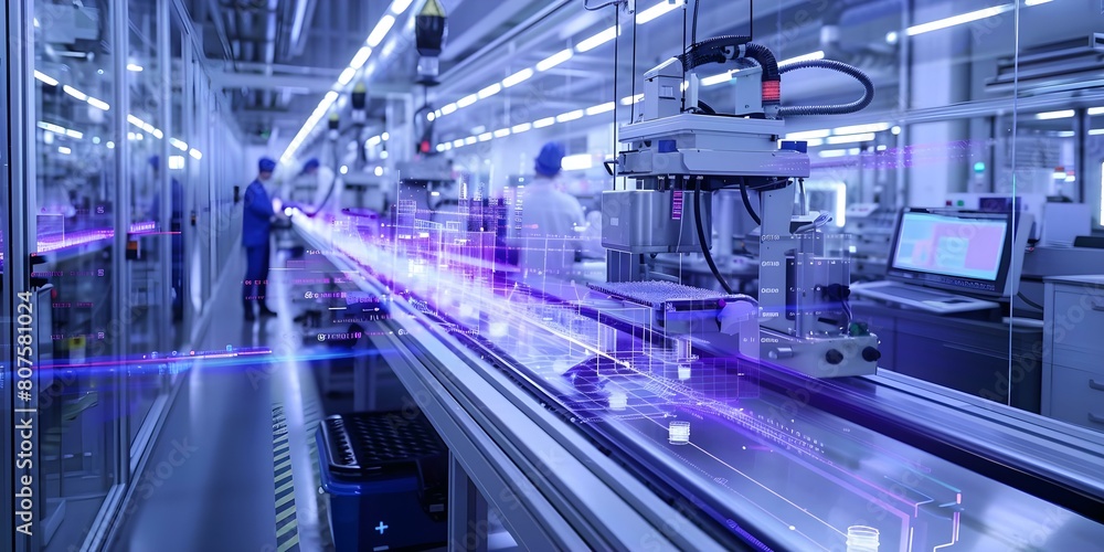 Industry 40 technology automates manufacturing processes with IoT ...