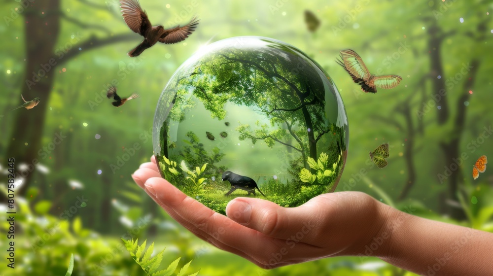 Nature Conservation, the preservation of nature with compelling stock ...