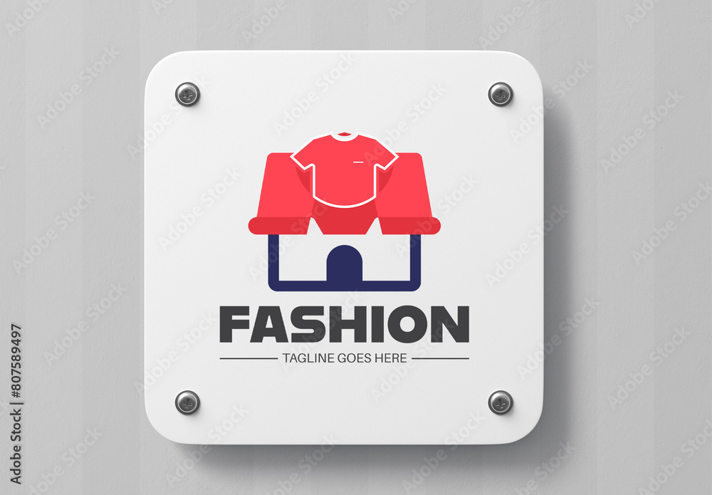 Fashion Shopping Brand Logo Stock Template | Adobe Stock