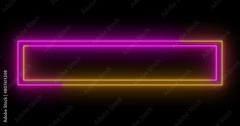 Neon cool moving color animated designed lower third in 4K. Animated ...