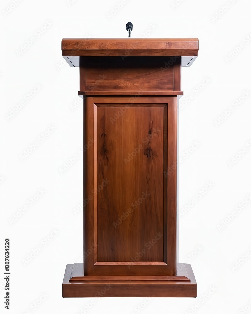 The podium set, lectern collection, brown wood speech stand and ...