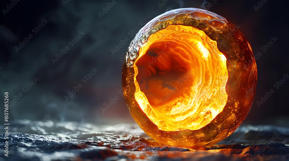 Detailed Schematic of Sun's Internal Structure and Layers in Sleek ...