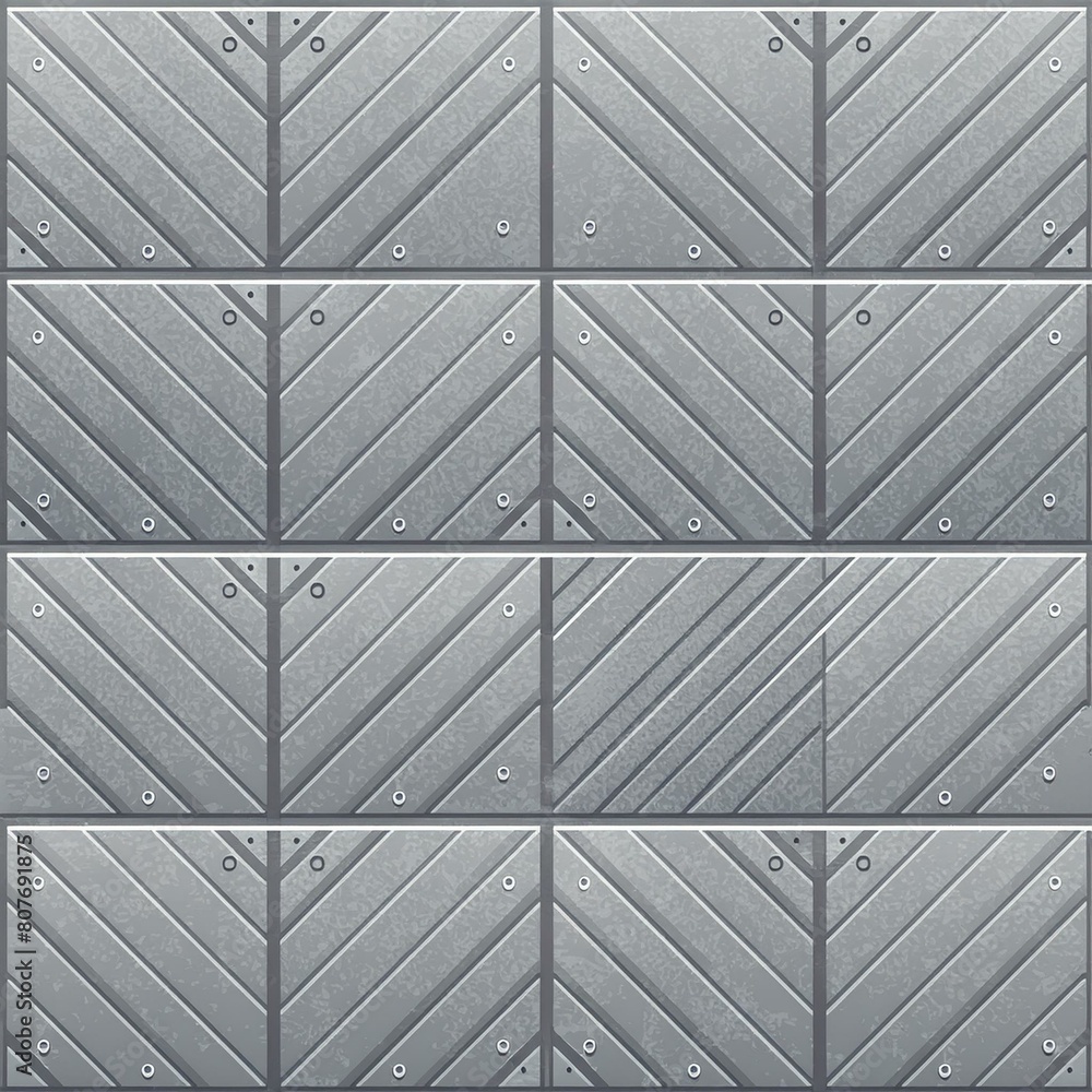 Foto de Seamless concrete, galvanized metal wall , floor panel ...