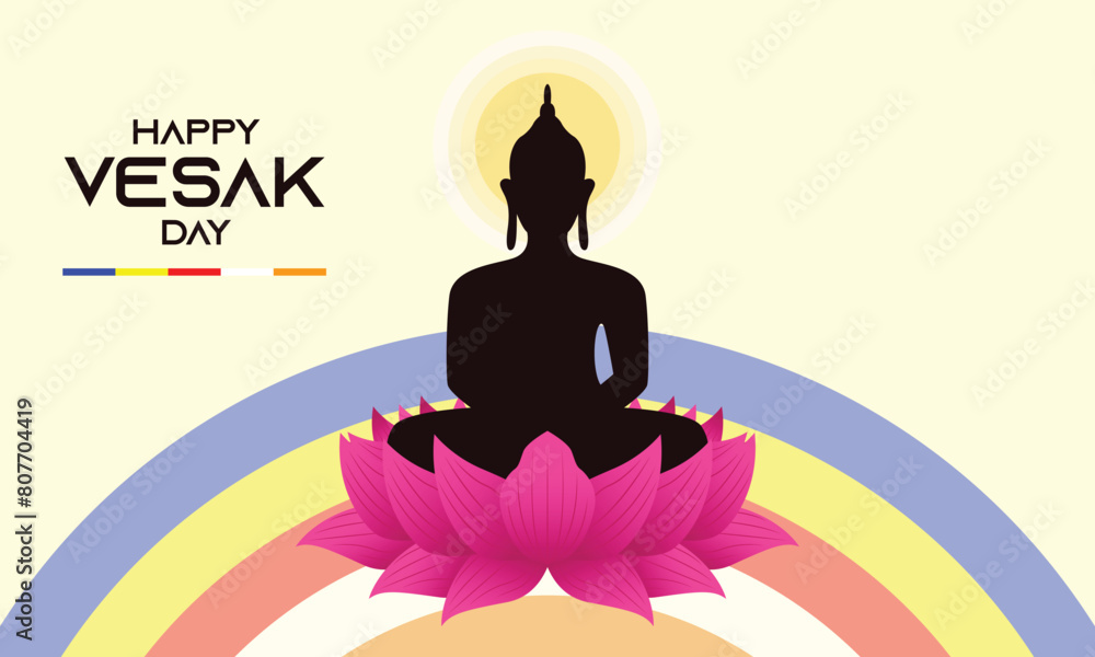Happy Vesak Day. Vesak Festival. Sri Lanka Vesak Day. Load Buddha Day ...