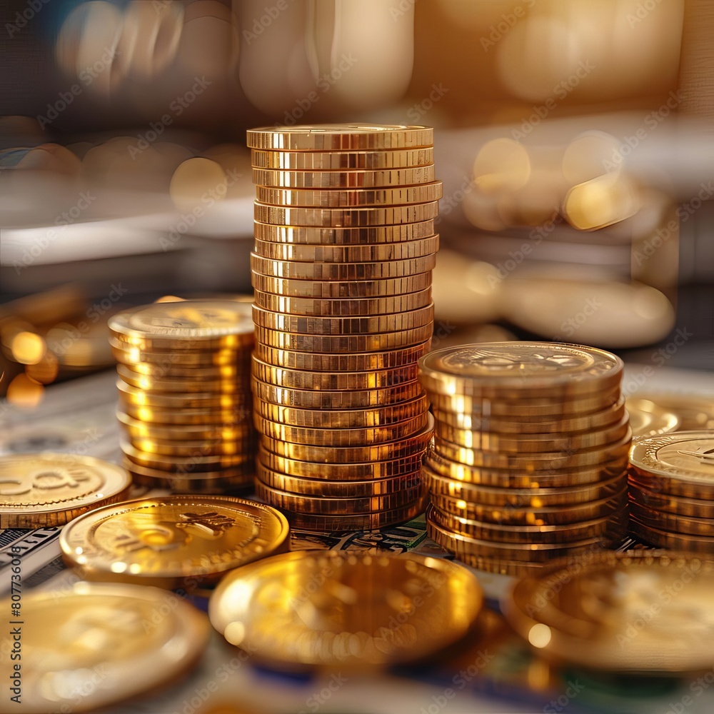 Gold market stock wealth business finance investment on money trade ...