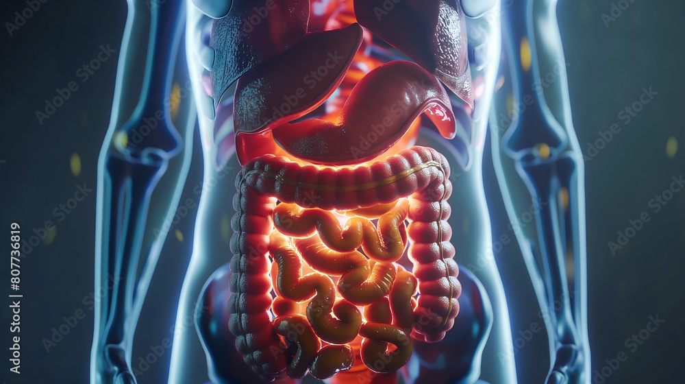 Human digestive system parts, Human digestive system anatomy animation ...