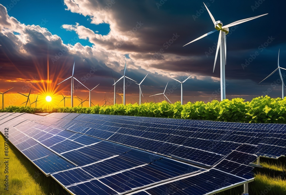 capturing renewable solar wind sustainable power sources environmental ...