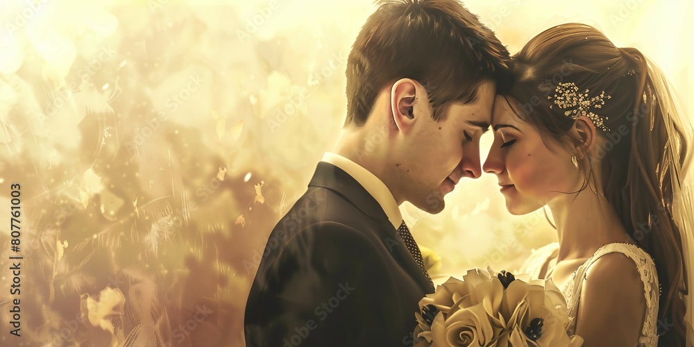 couple kissing in the park, A married couple sharing a quiet moment ...