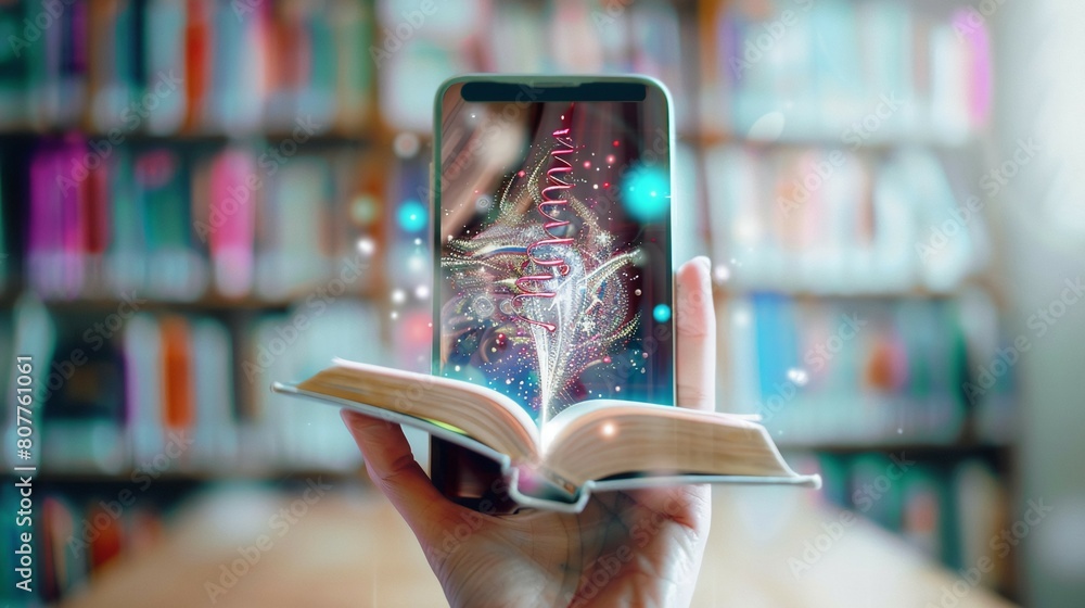 books in a library, A mobile app leveraging machine learning algorithms ...
