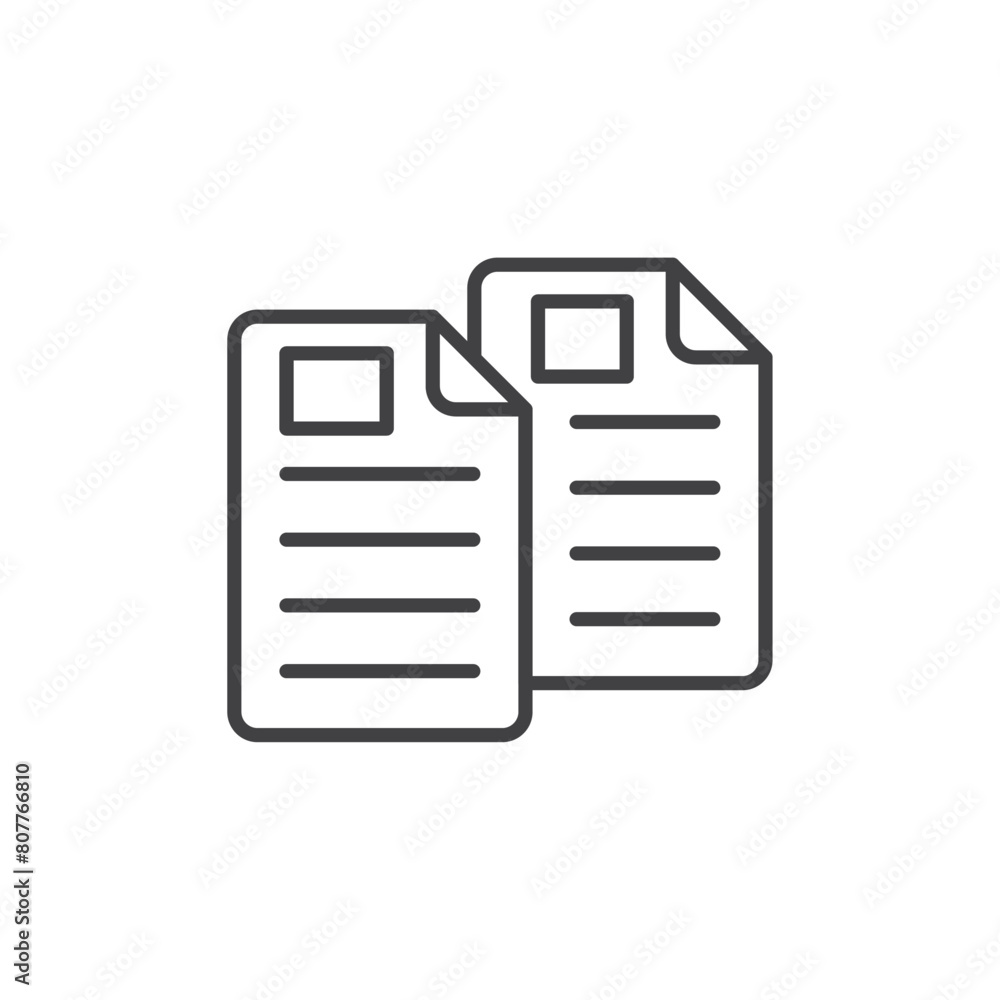 Duplicate File Icon Set. Data copying and file duplication vector ... Duplicate File Icon Set. Data copying and file duplication vector ...