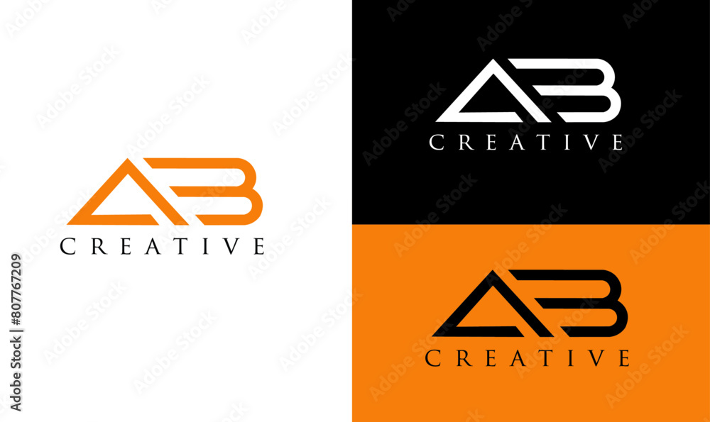 AB Letters Logo , Ab letter,AB logo,B Letter Logo,Aletters Logo Stock ...
